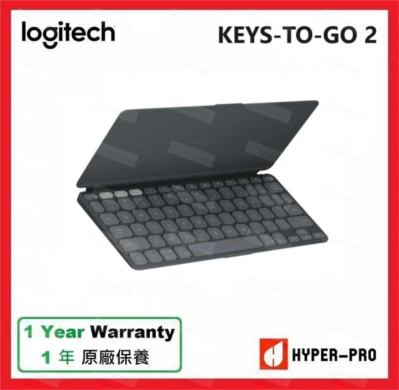 Logitech | Keys-To-Go 2 超薄 便攜式 鍵盤 - 黑色 | 顏色 : 黑色 | HKTVmall 香港最大網購平台