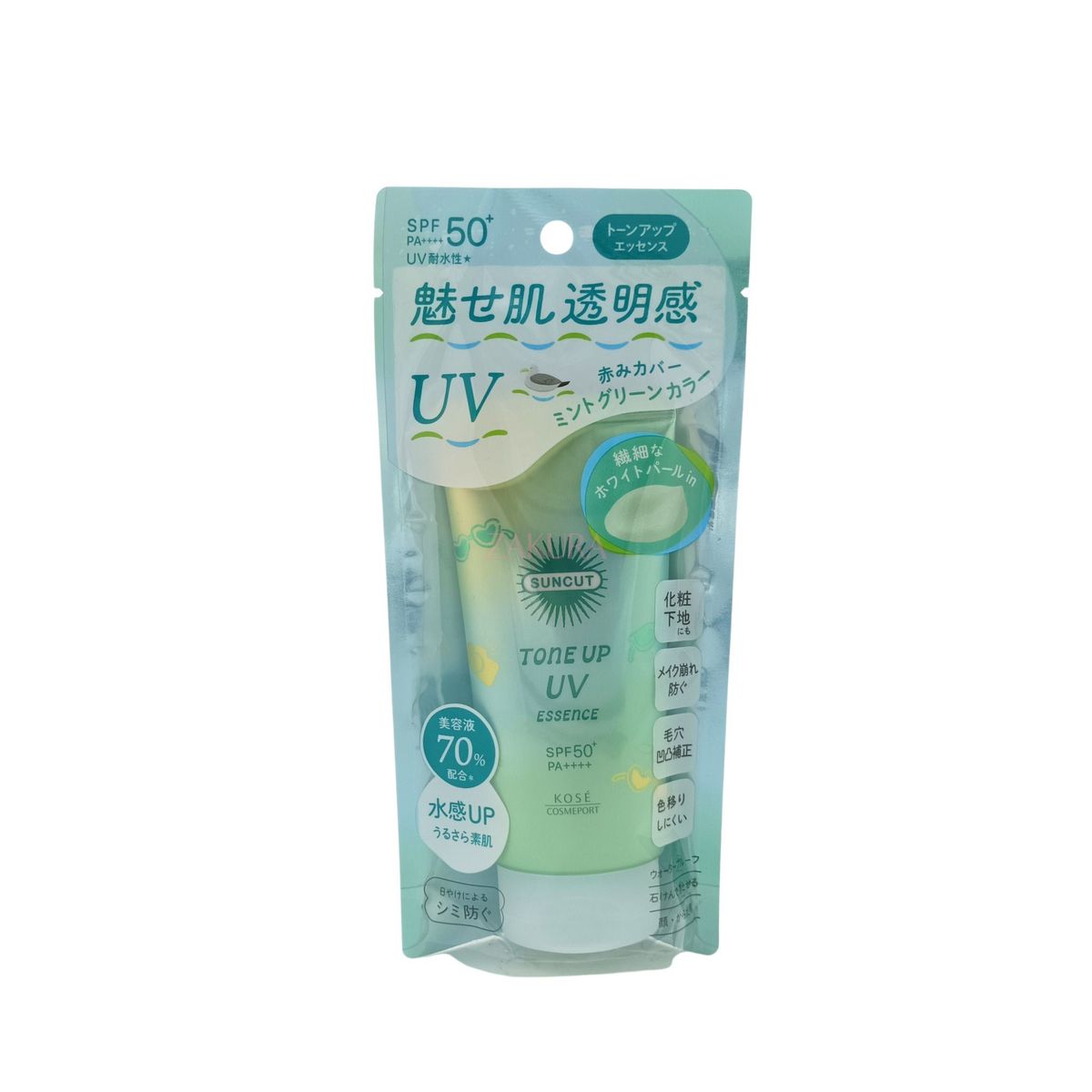 KOSÉ | 防曬調色精華乳液 SPF50+ - 薄荷綠 80g[4971710577730] (平行進口) | HKTVmall 香港最大網購平台