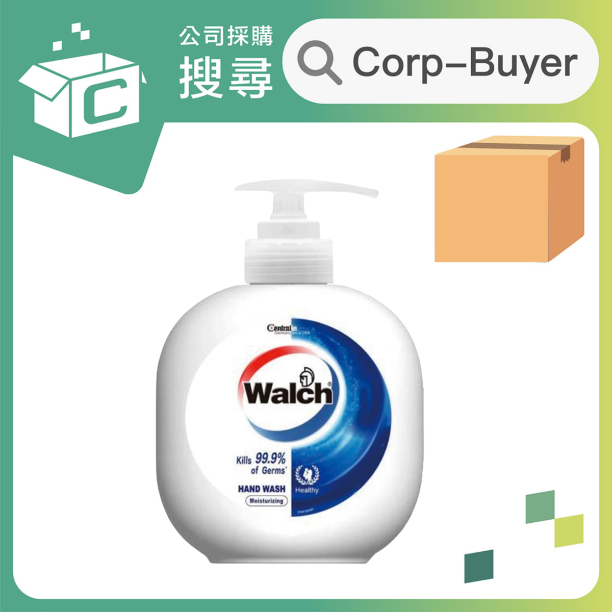 Walch | Antibacterial Hand Sanitizer Moisturizing Formula 450mL【Corp ...