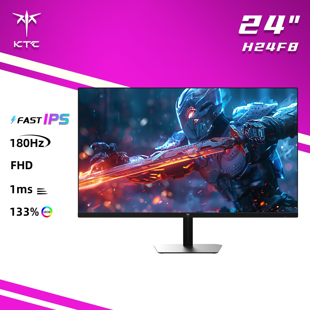 Others | KTC H24F8 24吋 1920×1080 解析度 180赫茲 1ms Fast IPS FHD 電競顯示器 擁有自適應同步技術 低藍光保護眼睛 | HKTVmall ...