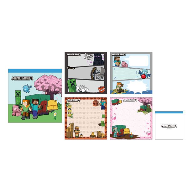 Minecraft | 日本製Minecraft筆記簿 (Field) Minecraft memo紙 便條紙 備忘錄紙/迷你筆記本/ 迷你 ...