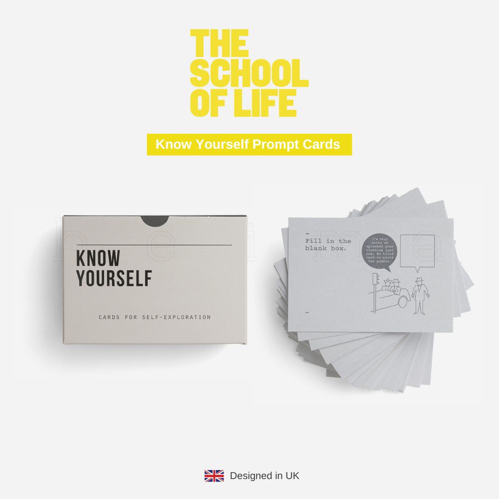 THE SCHOOL OF LIFE | Know Yourself Prompt Cards | 卡牌遊戲 | HKTVmall 香港最大網購平台