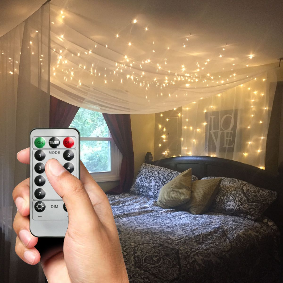 HAKURYU | GIFT-USB Remote Control String Lights/Christmas Decoration String Lights/Holiday Party ...