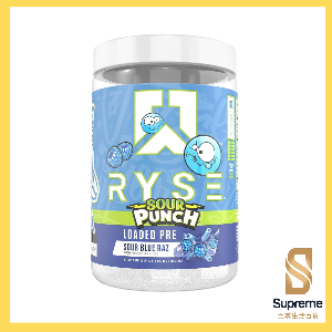 RYSE | Loaded Pre-Workout 30 Serving Sour Punch Blue Raspberry 435g ...