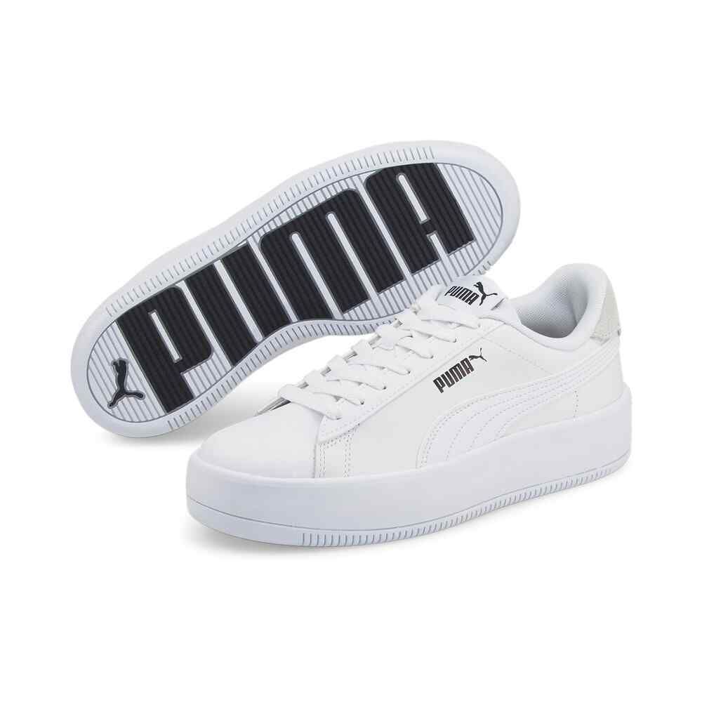 PUMA | Lily Platform Laced 女子運動鞋 休閒鞋 波鞋 | 顏色 : 白色 | 尺碼 : UK 3.5 ...
