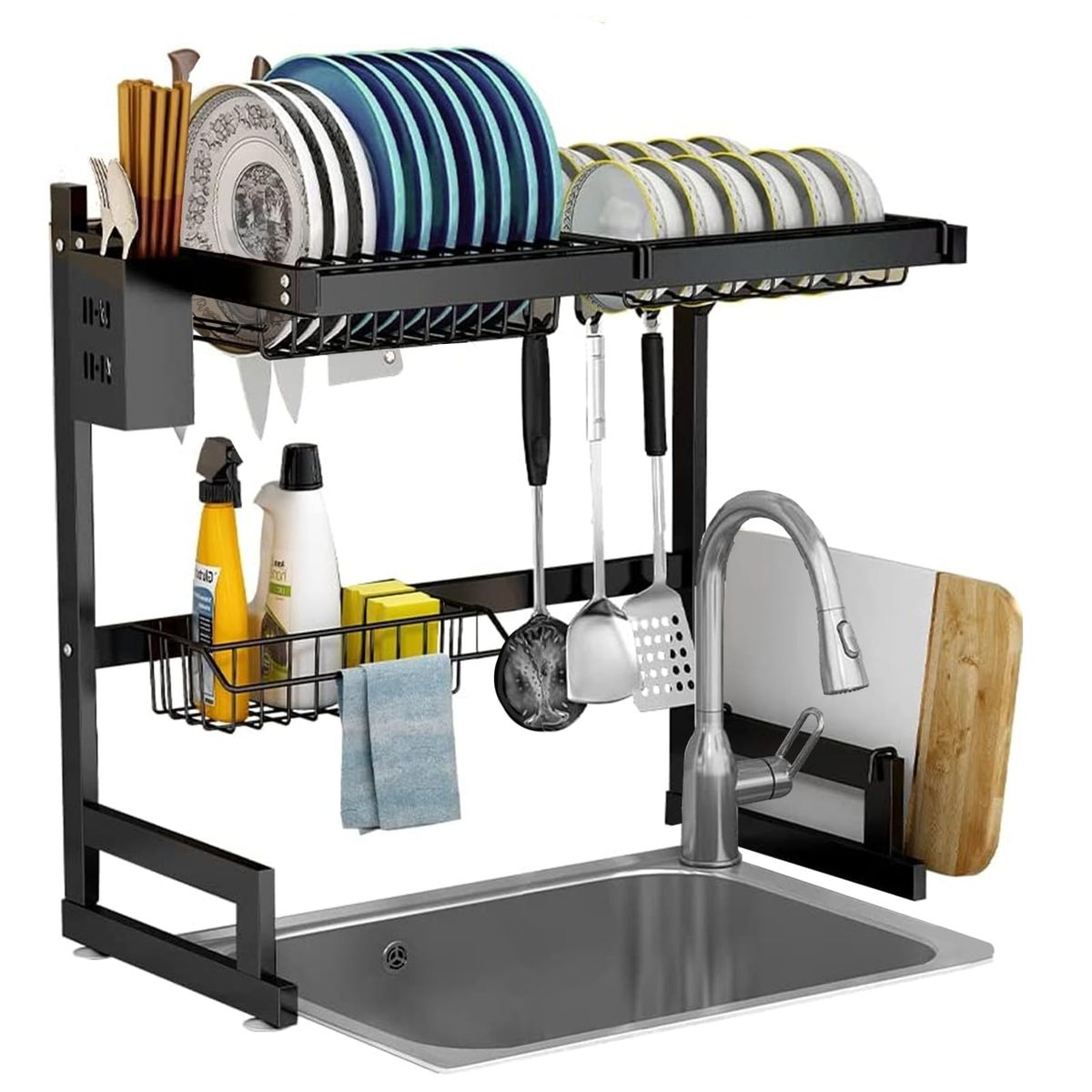 Others | Sink Dish Drainer Rack, Over Sink Dish Drainer, for Drying and ...