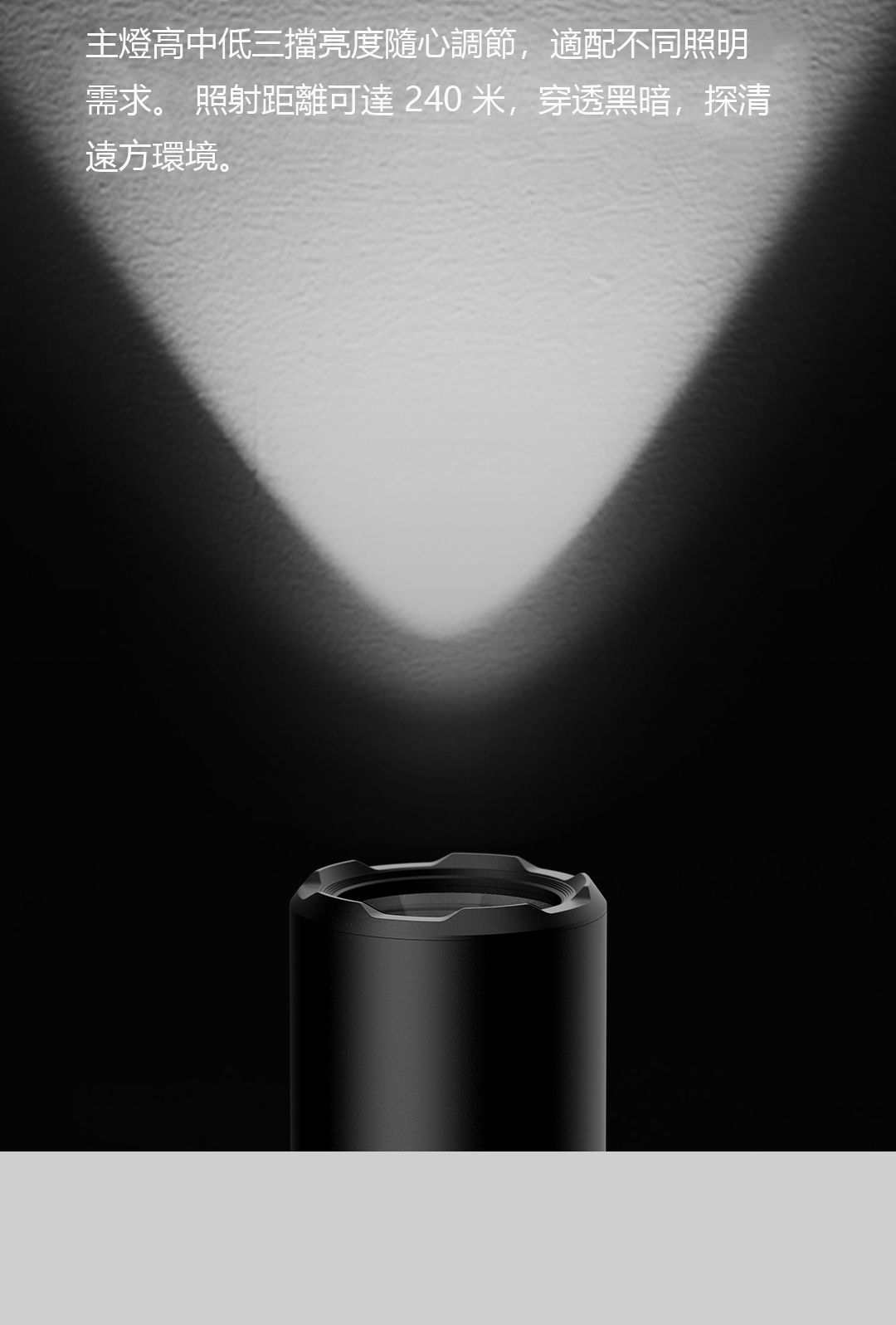 Xiaomi | Xiaomi Mijia Multi-function Portable Flashlight 1000 Lumens black | HKTVmall The ...