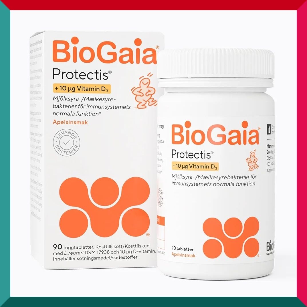 BioGaia | BioGaia Protectis probiotics with Vitamin D3 90 Chewable ...