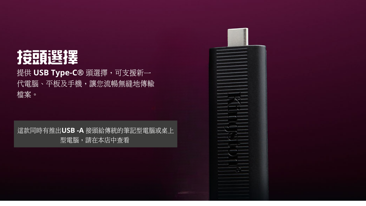 金士頓 | DataTraveler Max USB 3.2 Gen 2 SSD (USB-C版本) 1TB | 顏色 : 深黑色 | 尺碼 : 1TB | HKTVmall 香港最大網購平台