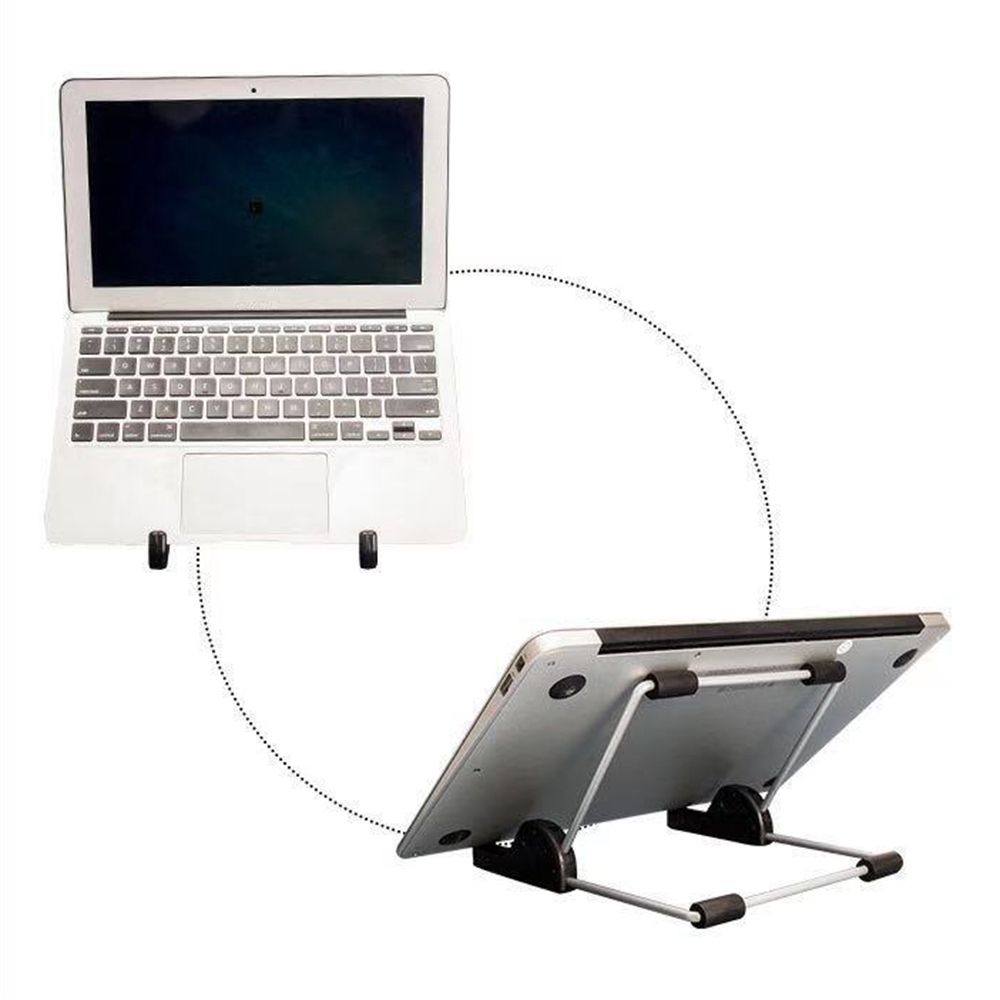 屯京 | Detachable folding multi-position desktop metal stand black ...