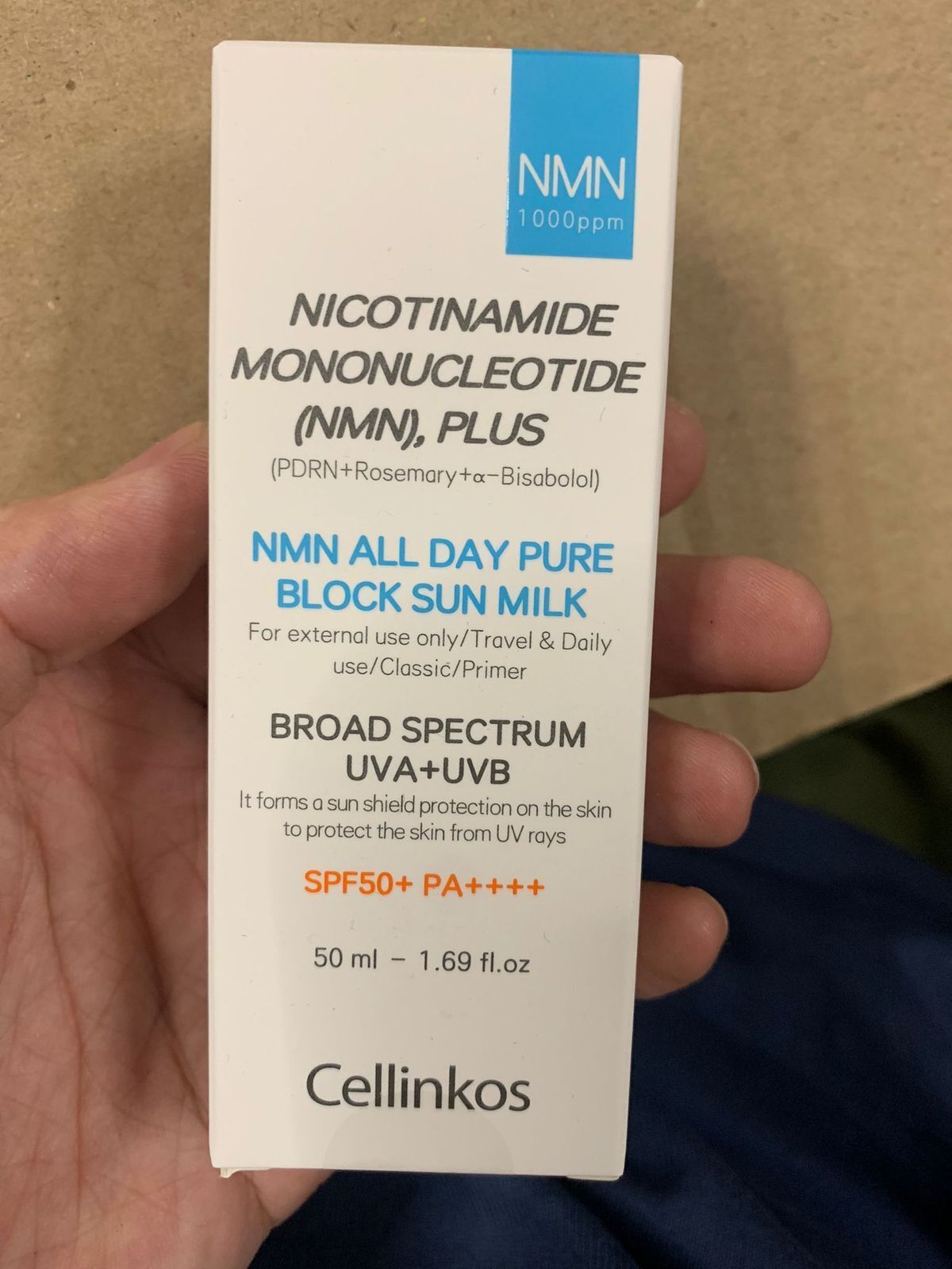 Cellinkos | NMN高效防曬霜 50ml SPF50+ PA++++ 1支 平行進口 Exp. 2027.01.22 | HKTVmall 香港最大網購平台