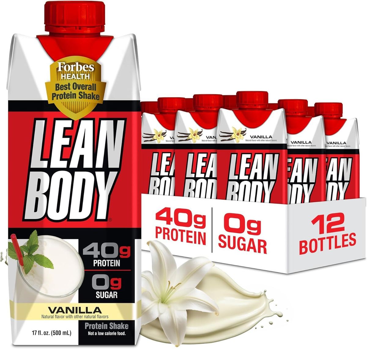 LABRADA | Lean Body RTD 17Oz - Vanilla Ice Cream (Box of 12) | (Best ...