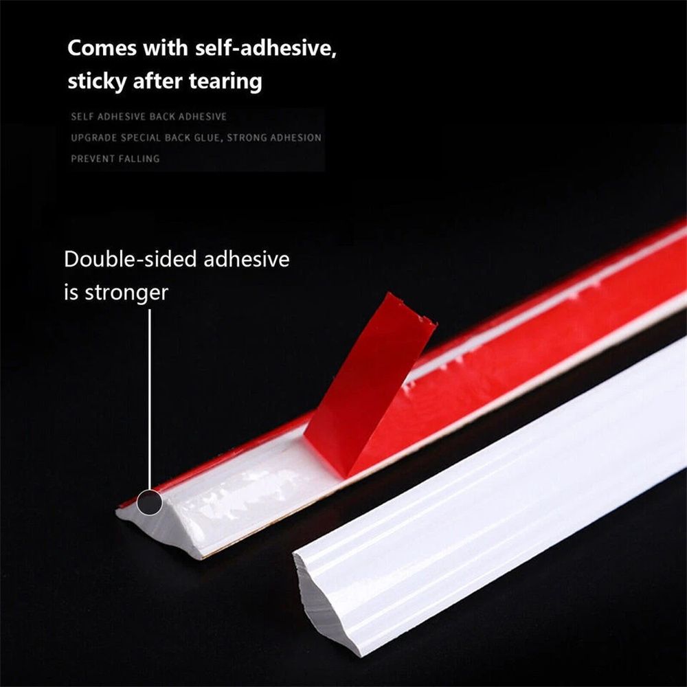 Tuenmall | 3M 12*9mm Self-Adhesive Wall Inner Corner Trim Molding Line ...