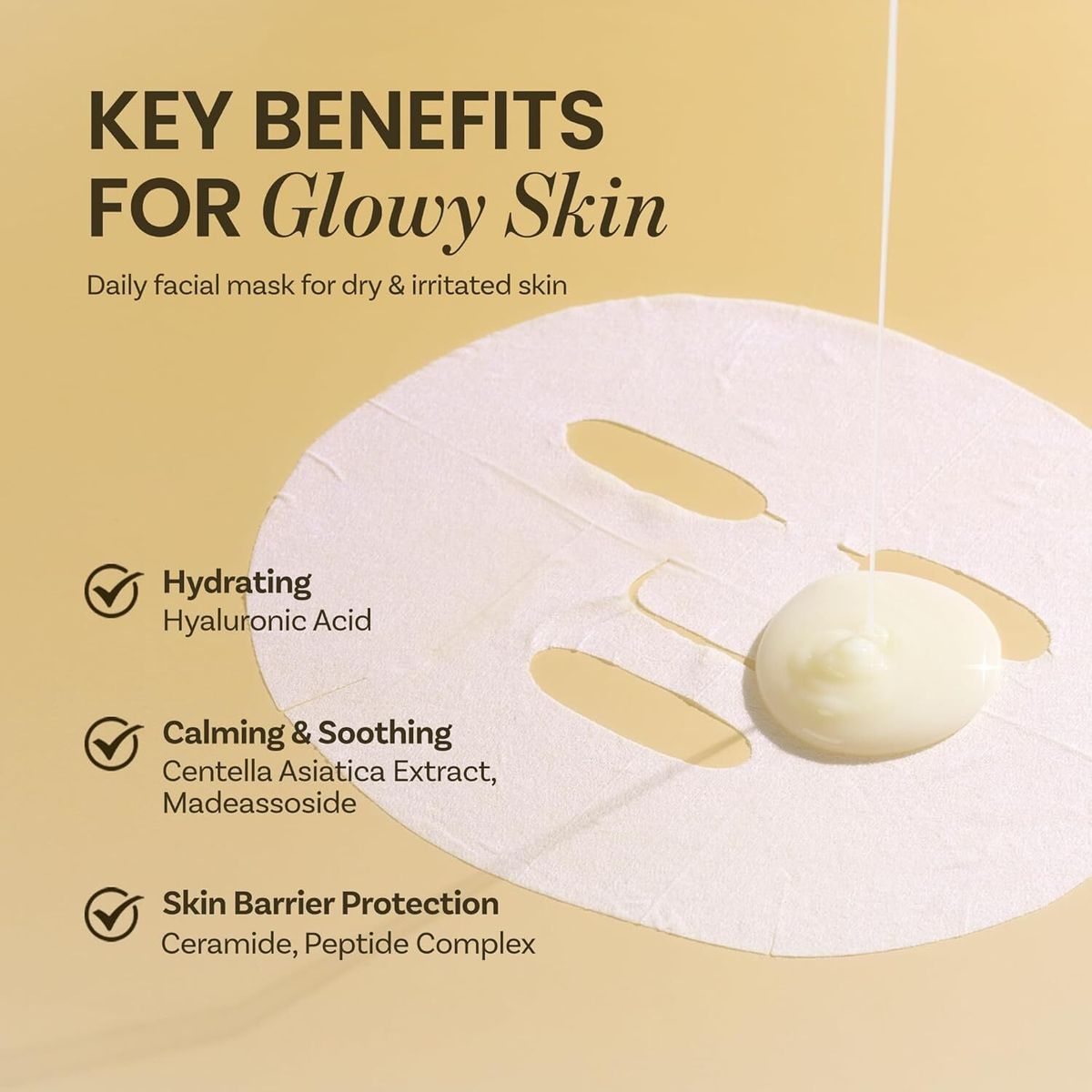 ongredients | Skin Barrier Calming Mask Sheet 5ea Set (+1ea) Parallel ...