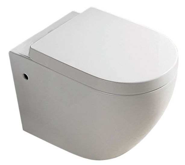 N/A | Walrus WR-130108 Wall Hung High P-Trap Toilet with Soft-closing ...