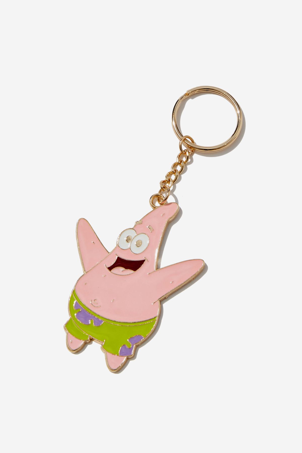 COTTON ON | Typo - SpongeBob SquarePants Enamel Keyring - Lcn nic ...