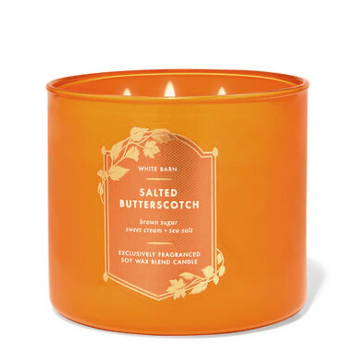 Bath Body Works Salted Butterscotch 三芯香薰蠟燭 14 5oz 411g 平行進口貨品