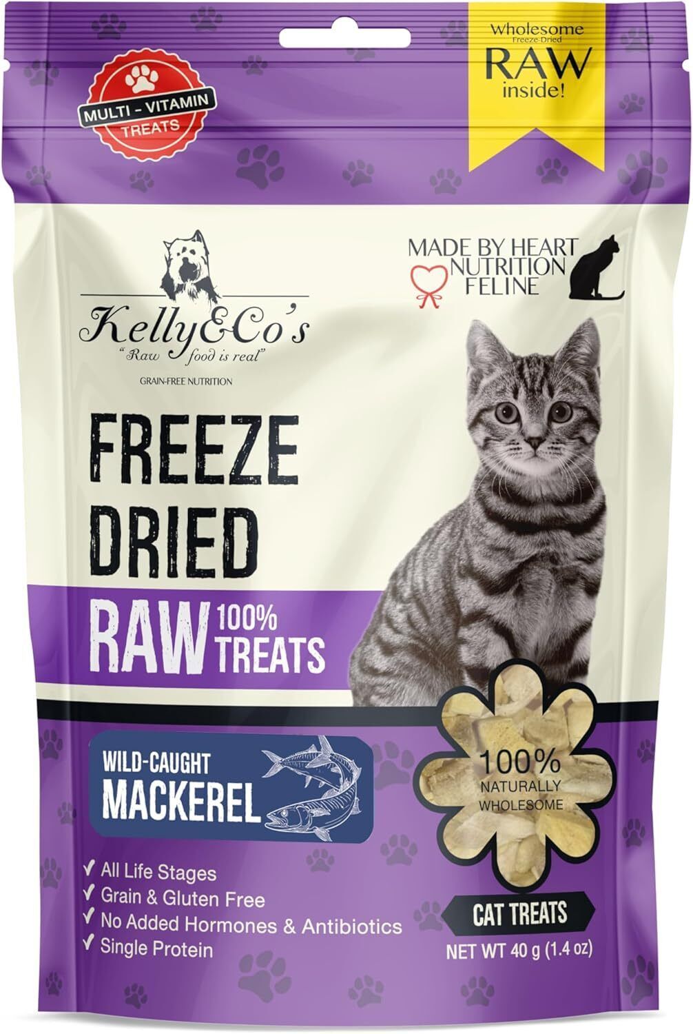Kelly & Co's | Kelly & Co's Cat Treats Freeze Mackerel 40g | HKTVmall ...