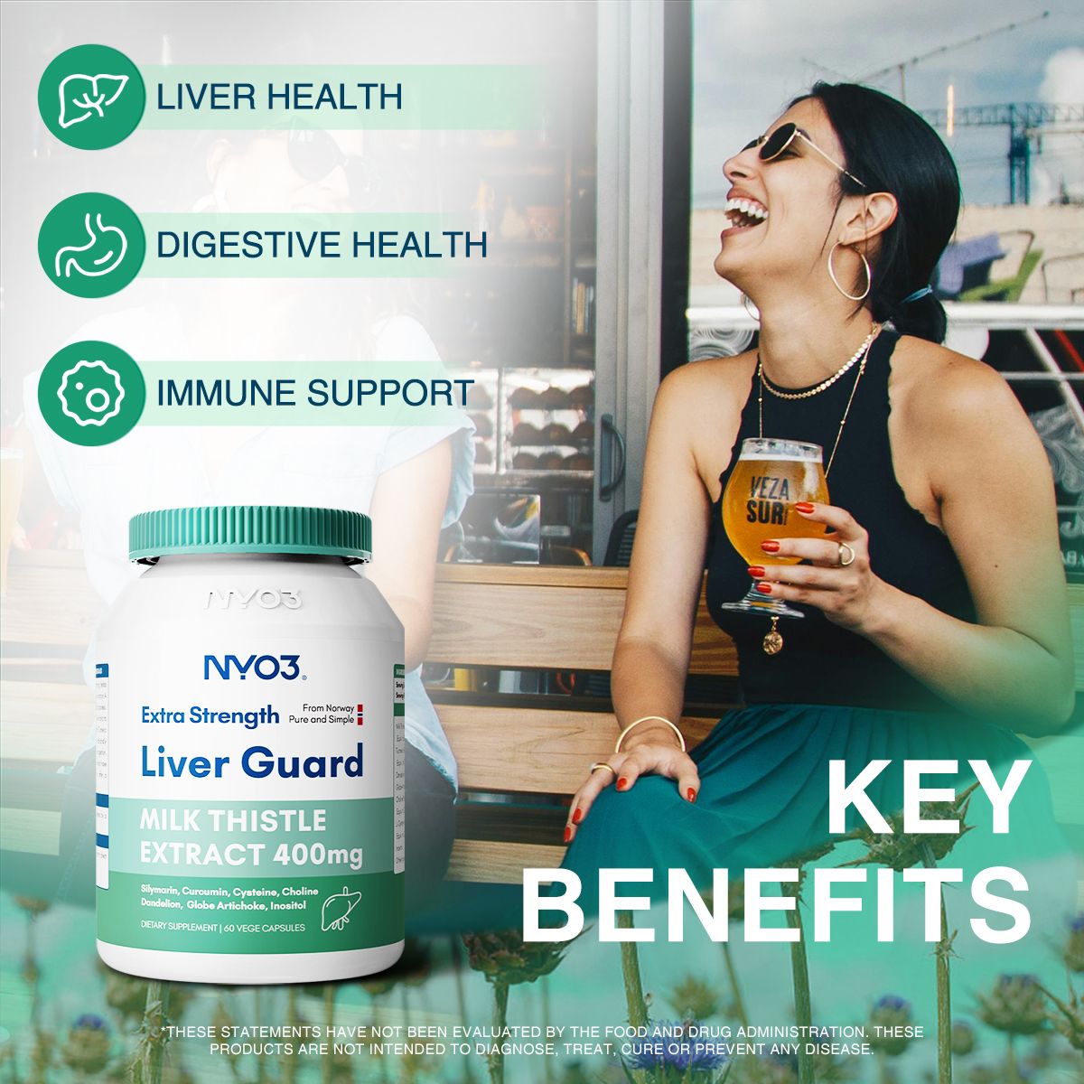 NYO3 | NYO3護肝解酒藥片60粒 緩解頭痛 極速恢復 平行進口 | HKTVmall 香港最大網購平台