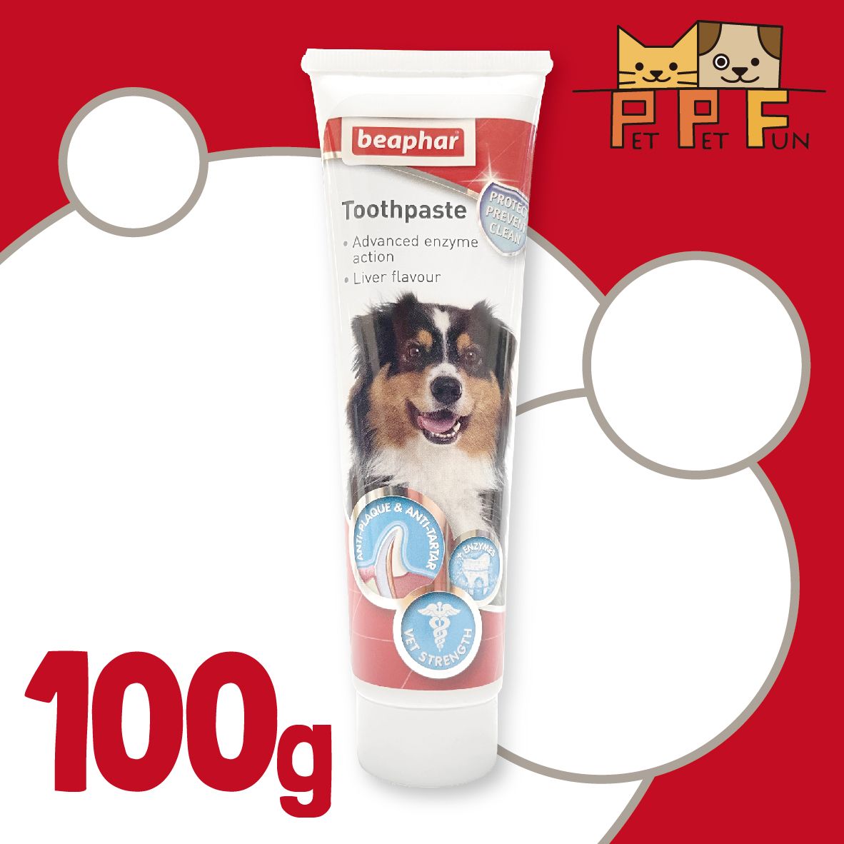 beaphar | (207) beaphar - 威霸 犬用 肉味牙膏 Toothpaste 100g #15317 | HKTVmall ...