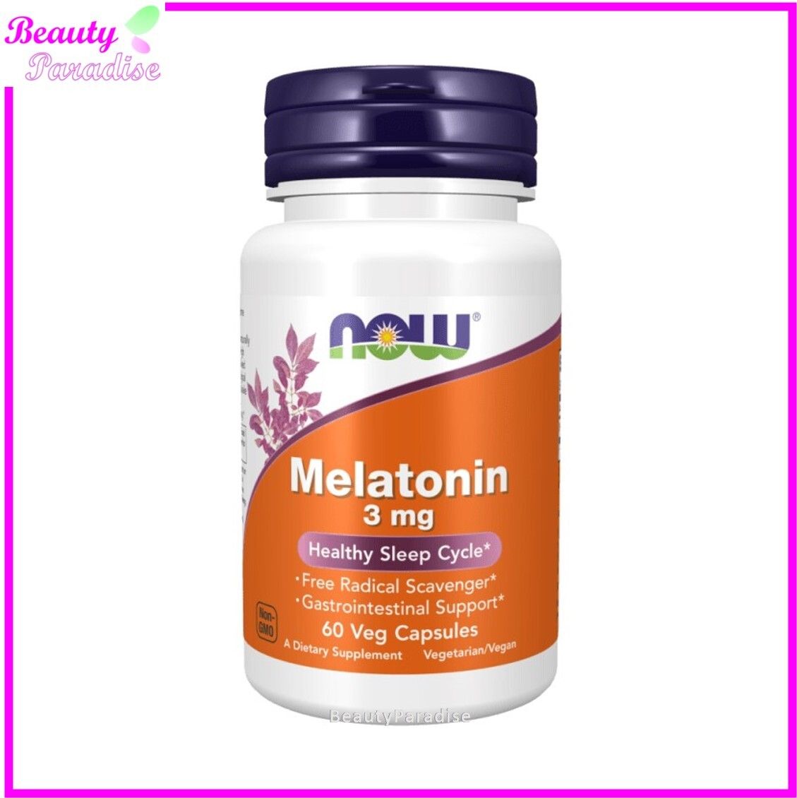 NOW Foods | Melatonin 3 mg 60 Veg Capsules [Authorised Distributor ...