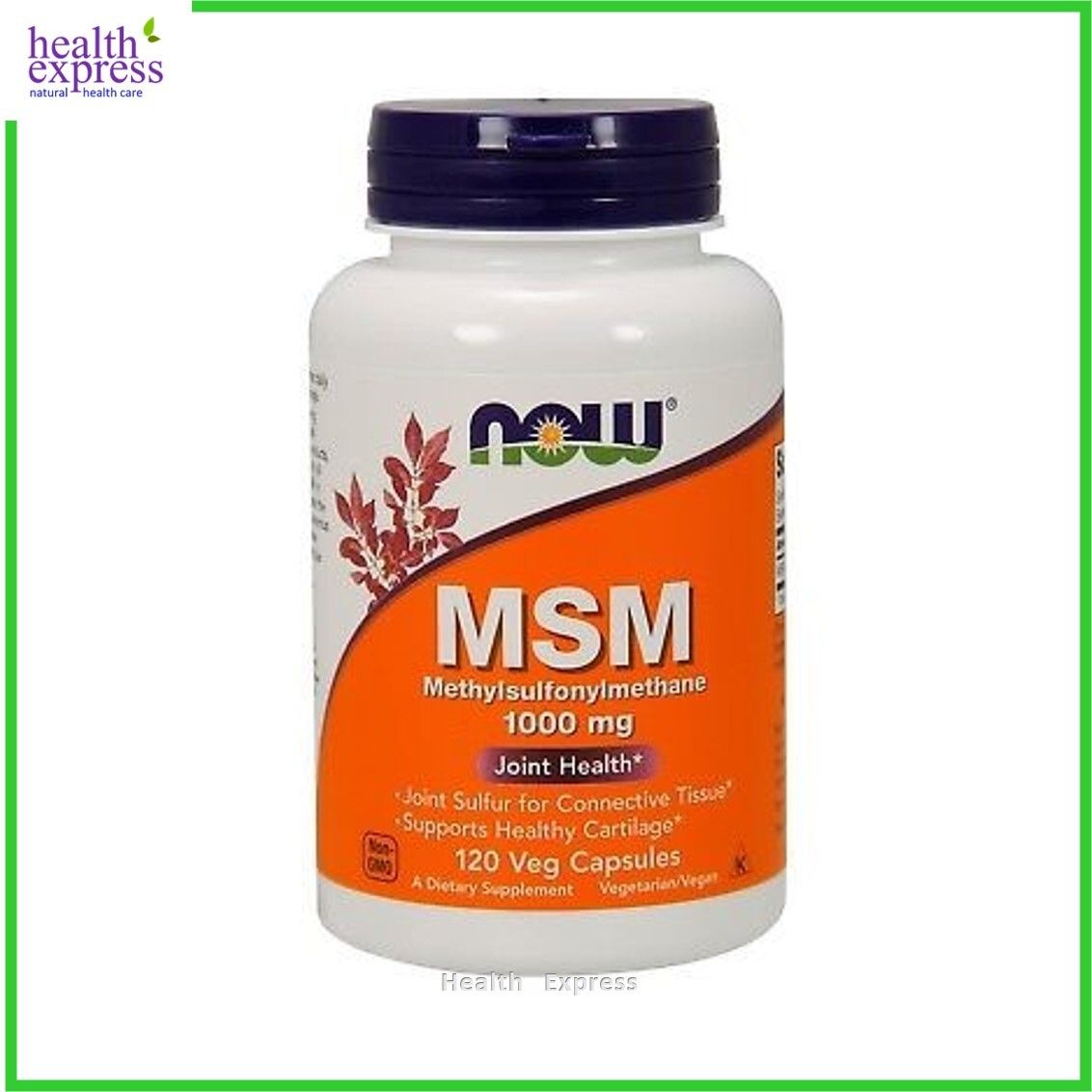 NOW Foods | MSM 甲基磺醯甲烷 1,000mg 120 素食膠囊 [原裝平行進口] 此日期前最佳:2029年09月30日 ...