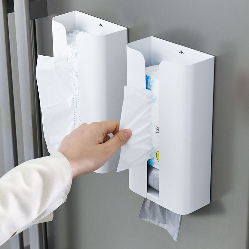 全城熱賣 | Refrigerator magnetic tissue box kitchen tissue box holder white ...
