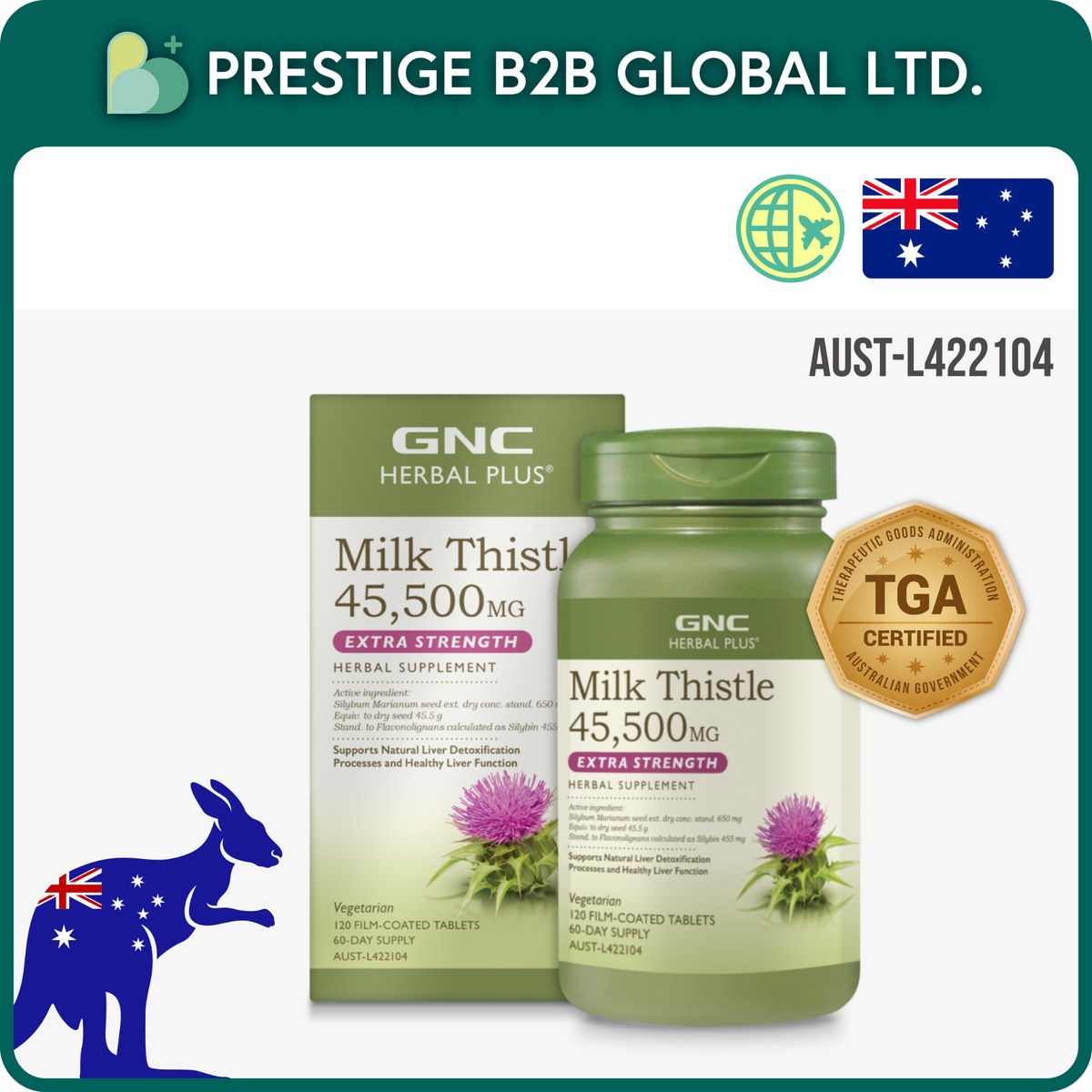 GNC | 乳薊果高效清肝精華45,500mg 120粒 | HKTVmall 香港最大網購平台