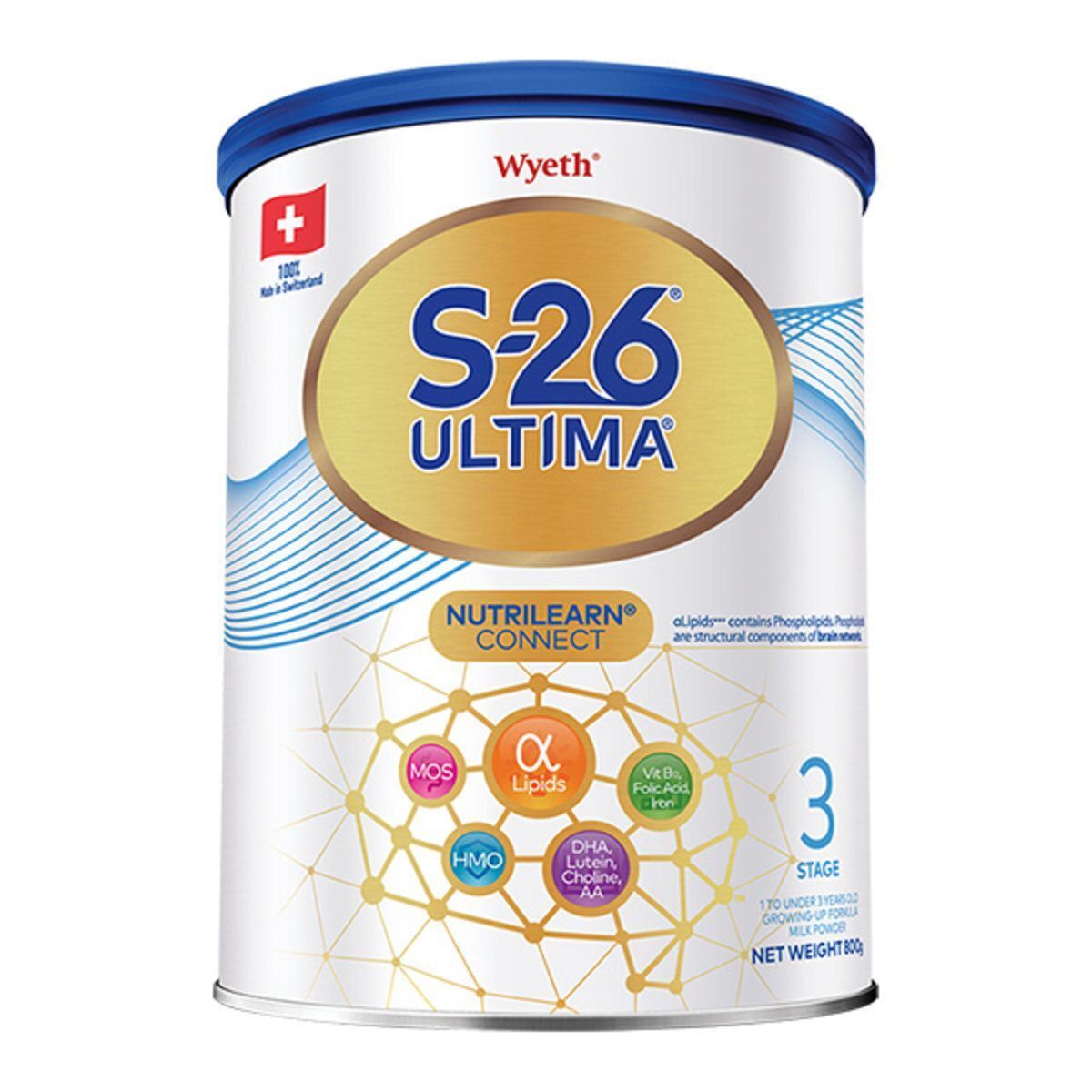 惠氏 | S-26 ULTIMA 3號 幼兒成長配方奶粉 (1-3歲適用) 800g | HKTVmall 香港最大網購平台