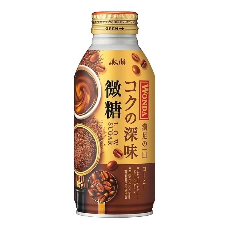 朝日 Asahi | 【原箱優惠】朝日 - 極 WONDA 深煎微糖咖啡 370g*24瓶 (4514603448818)【平行進口】不同包裝 ...