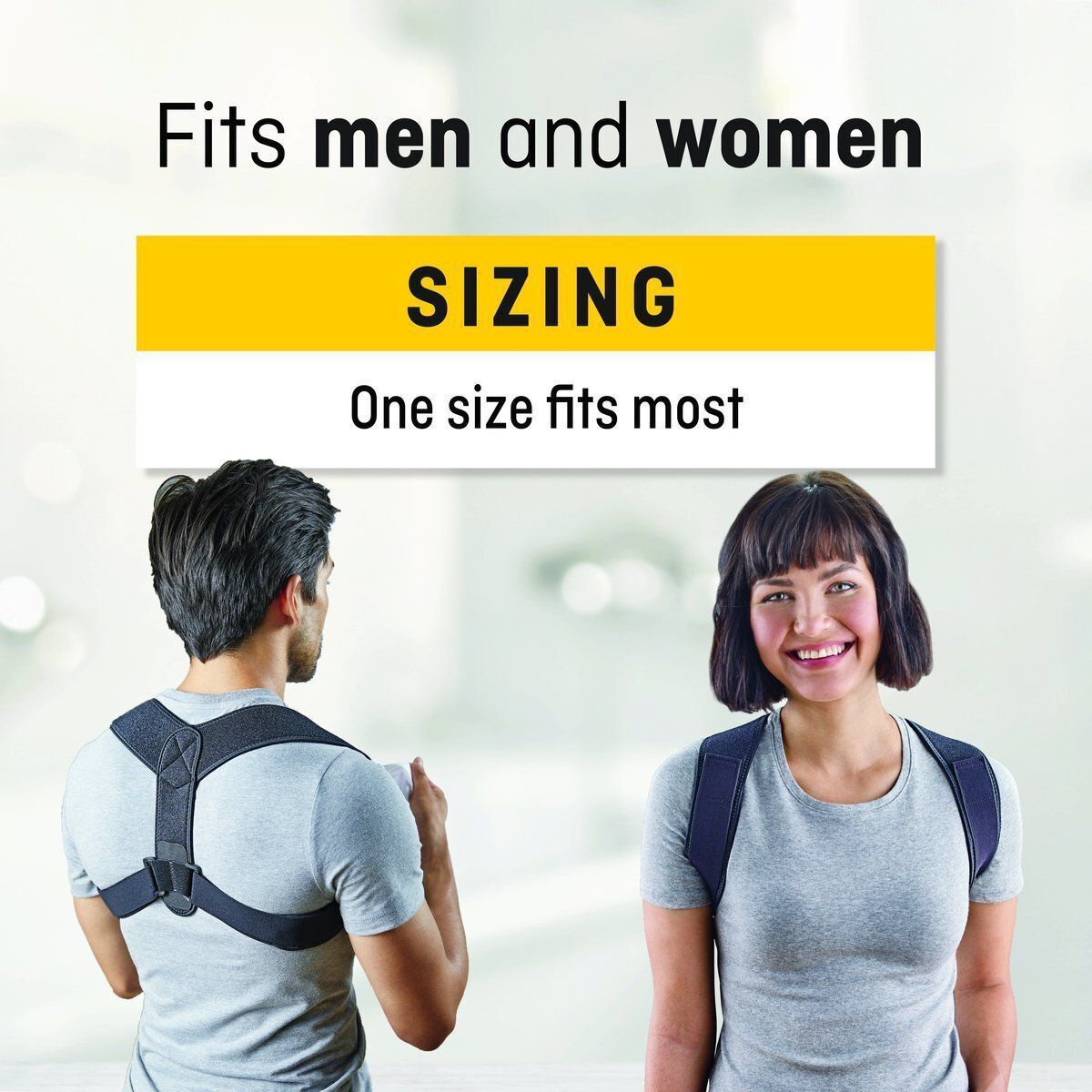 3M | FUTURO Stabilizing Back Posture Corrector (One Size) Adjustable ...