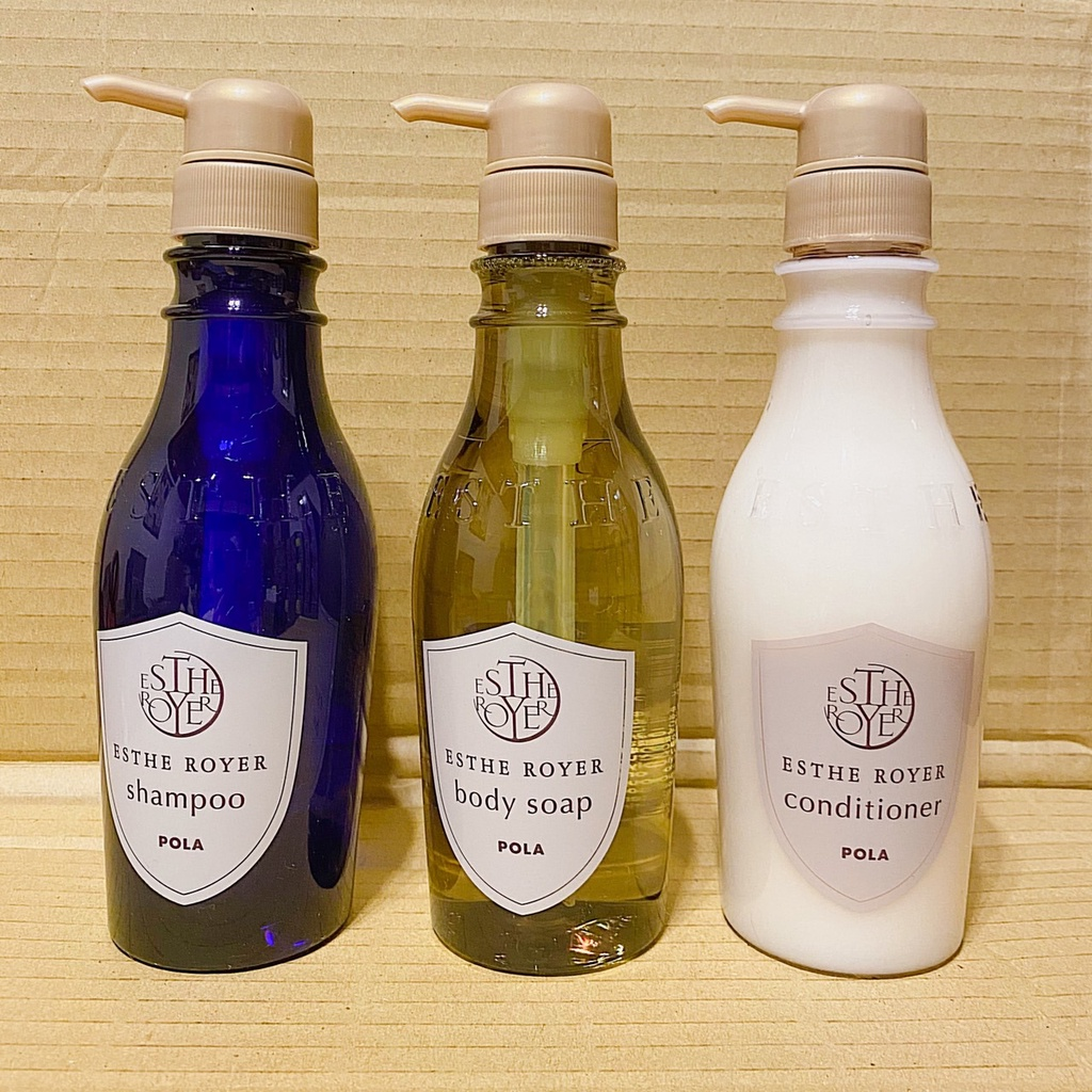 POLA | Esthe Royer 奢華洗髮露 400mL + 護髮素400ML+沐浴露400ML 平行進口 | HKTVmall 香港最大網購平台