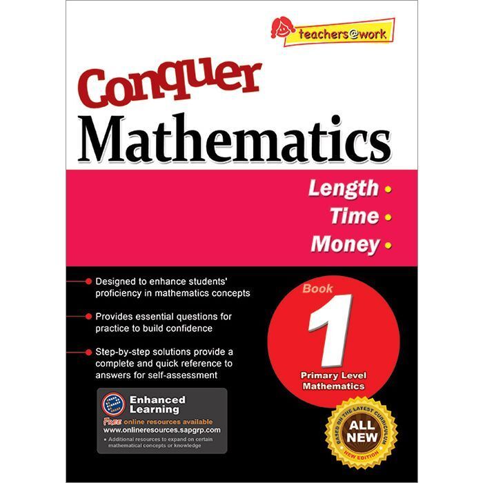 SAP | 【正版正貨】Conquer Mathematics Book 1: Length, Time, Money | 尺碼 : 1 ...