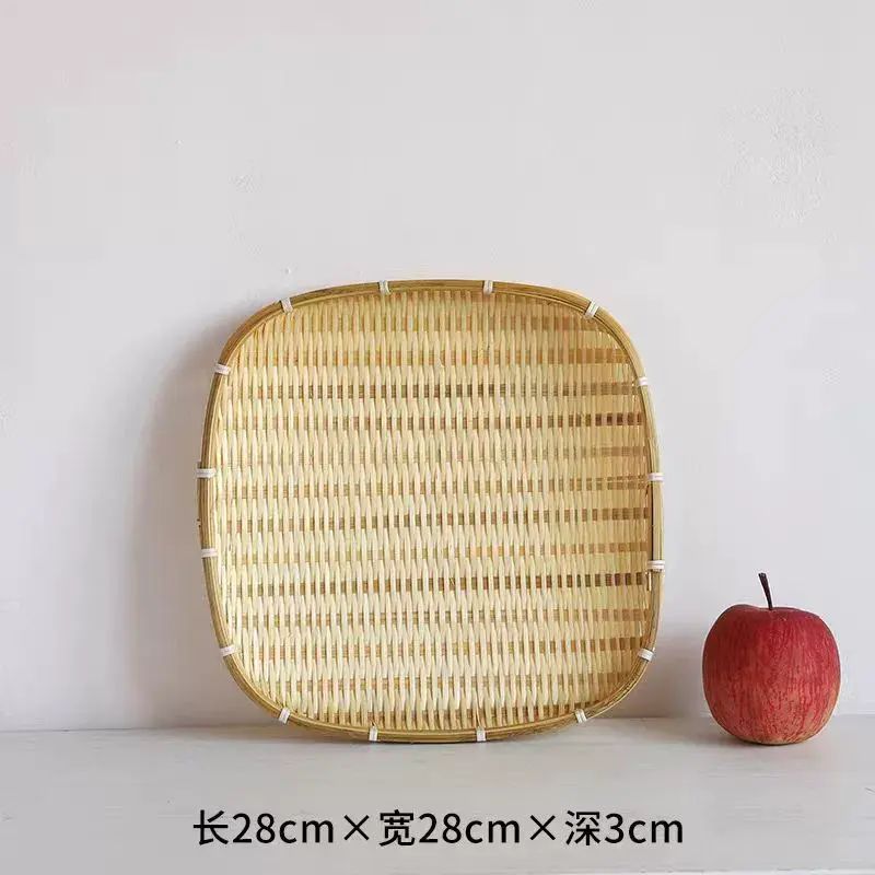 HOT | 創意日式燒鳥展示竹託盤子火鍋店配菜盤燒烤串串小吃酥肉特色拼盤正方形竹筐盤28cm | HKTVmall The Largest ...