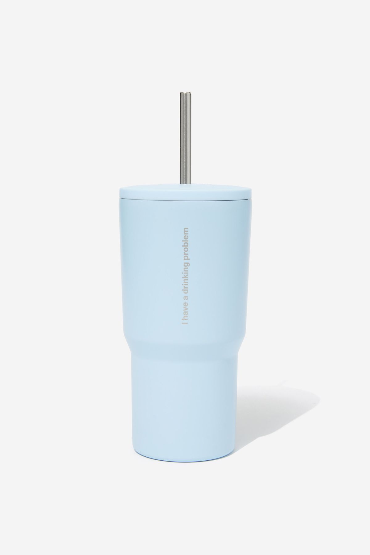 COTTON ON | Typo - The Traveller Metal Smoothie Cup - Drinking problem ...