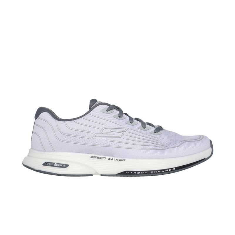 SKECHERS | GO WALK SPEED WALKER 男裝健步鞋 | 顏色 : 白色/灰色 | 尺碼 : US 9 ...