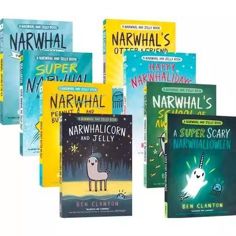Bundle Product | A Narwhal and Jelly Bundle （8 Books ）｜英文啟蒙繪本｜平行進口 ...