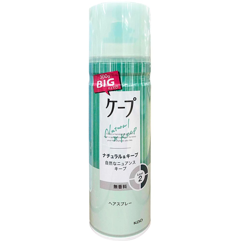 KAO 花王 | Cape 清新自然蓬鬆定型噴霧 300g 無香料 (綠) -88667 (平行進口) | HKTVmall 香港最大網購平台