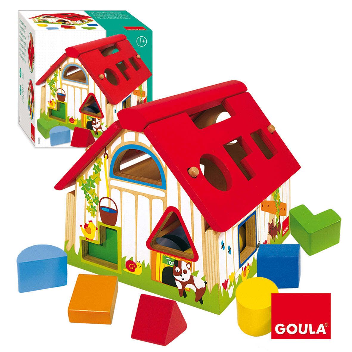 GOULA | 農場幾何形狀顏色和形狀分類 Farm Geometric Forms Color & Shape Sorting ...