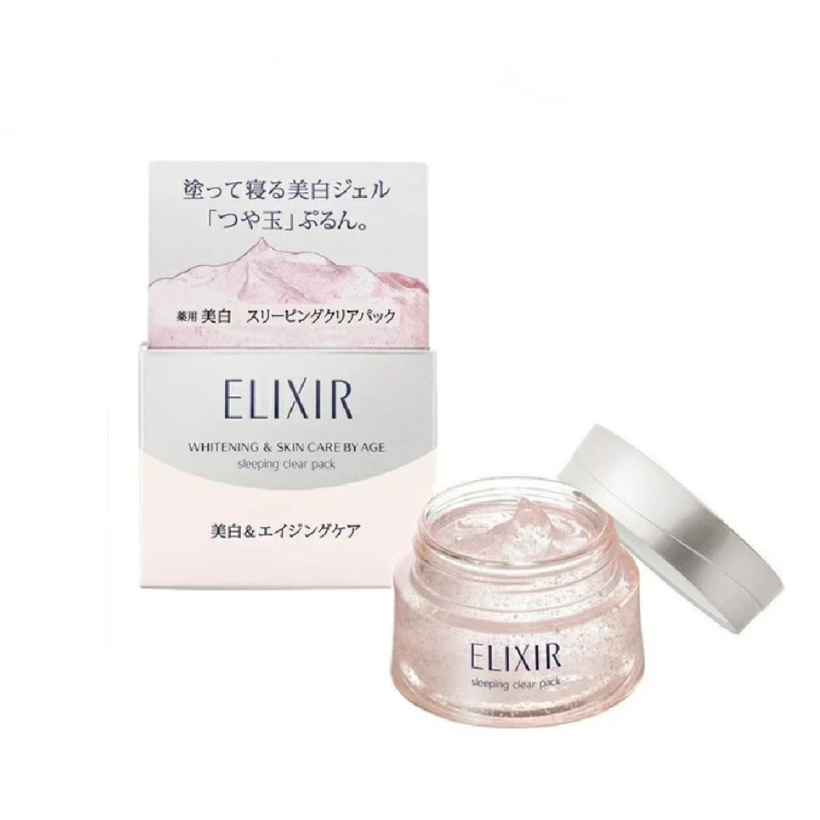 ELIXIR | 資生堂 怡麗絲爾 補水保濕美白睡眠凝膠面膜 105g [平行進口]50536 | HKTVmall 香港最大網購平台