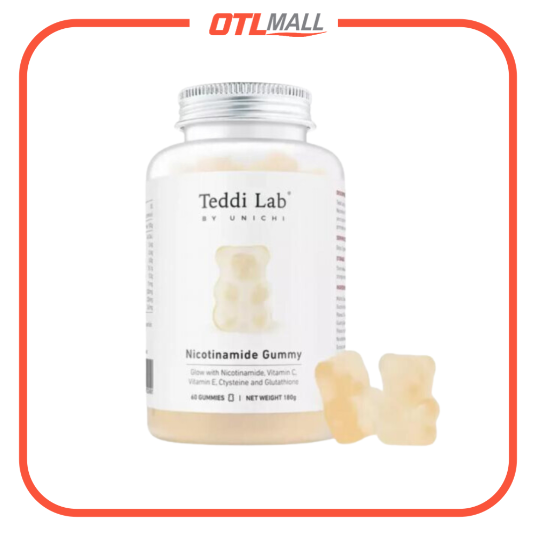 Unichi | Teddi Lab 酰胺精華美白小熊軟糖 茉莉花葡萄柚口味 60粒【平行進口】 | HKTVmall 香港最大網購平台