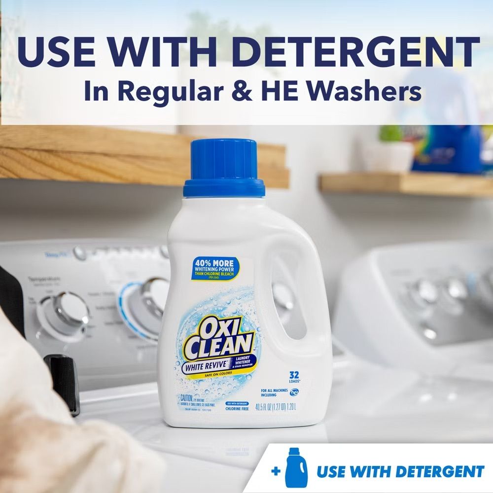 OXI CLEAN | White Revive Liquid Laundry Additive (66 fl oz / 1.94L ...