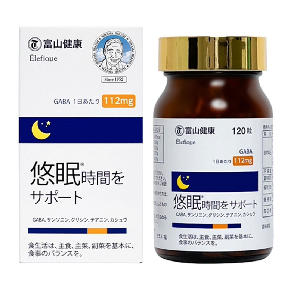 富山藥品 | 【日本製】 悠眠時間 GABA 睡眠片 120粒 (Exp:2026.03) (4580559800123) (AM) | HKTVmall 香港最大網購平台