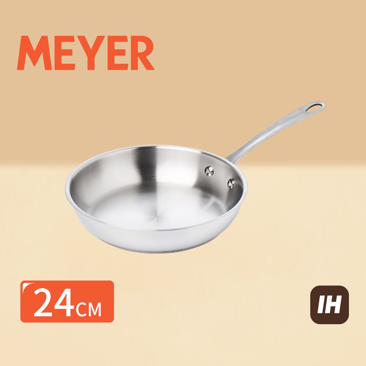 美亞 | (電磁爐適用) 不銹鋼煎鍋 24CM- MEYER (#71506-T) | HKTVmall 香港最大網購平台