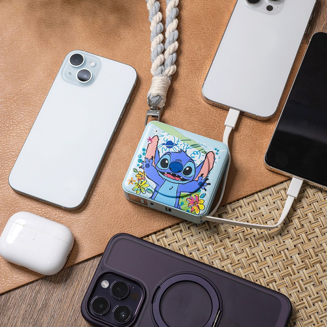 訊想科技 | infoThink 史迪仔系列八合一MAX行動電源 輕巧方便攜帶 特大容量 外加磁吸 雙向PD快充 品牌正式授權產品 | HKTVmall 香港最大網購平台