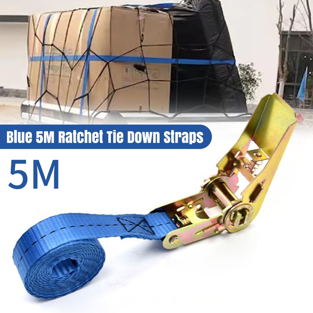 屯京 | Blue 5M Ratchet Tie Down Straps | HKTVmall The Largest HK Shopping ...