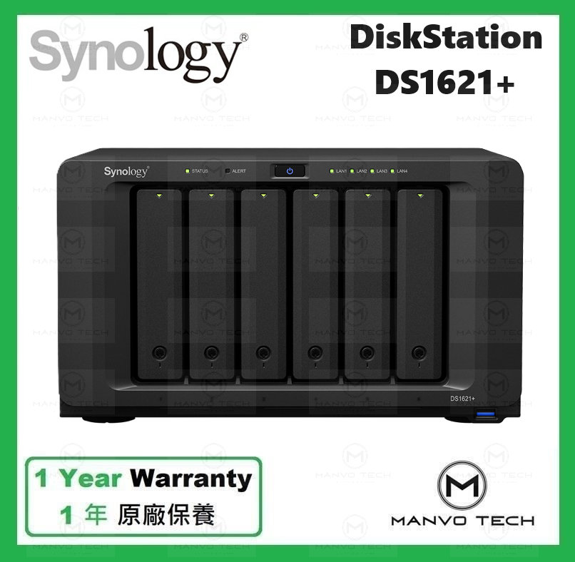 群暉科技 | DS1621+ 6 Bay NAS | HKTVmall 香港最大網購平台