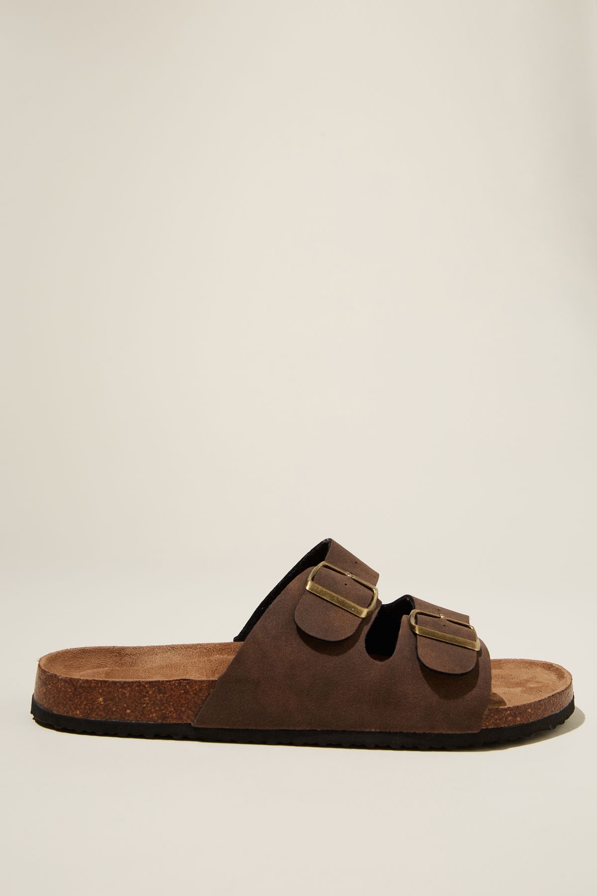 COTTON ON | Cotton On Men - Double Buckle Sandal - Dark chocolate ...