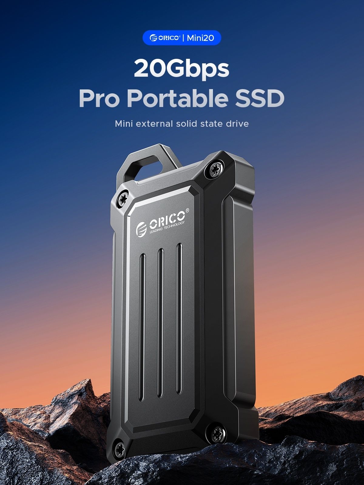 奧睿科 | ORICO 20Gbps Rugged PSSD for Outdoor Use Portable SSD 原裝行貨 三年保用 [MINI20-2TB] | HKTVmall 香港 ...