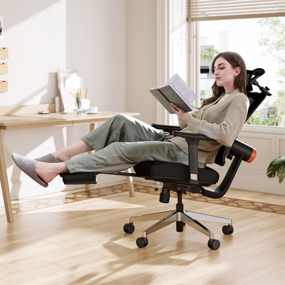 NEWTRAL | T500 Adaptive Ergonomic Chair｜5°Seat Tilt x 38cm armrest x ...
